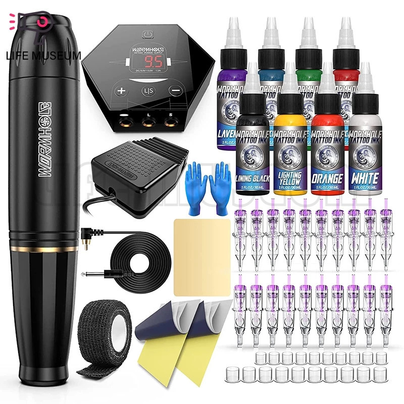 Jual Originial Wormhole Mesin Tato Cartridge Tattoo Pen Kit Untuk ...