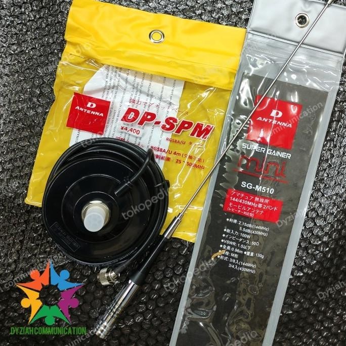 Jual PAKET ANTENA RADIO RIG SGM-510 DUAL BAND DAN DPSM D'ANTENA 2807T ...