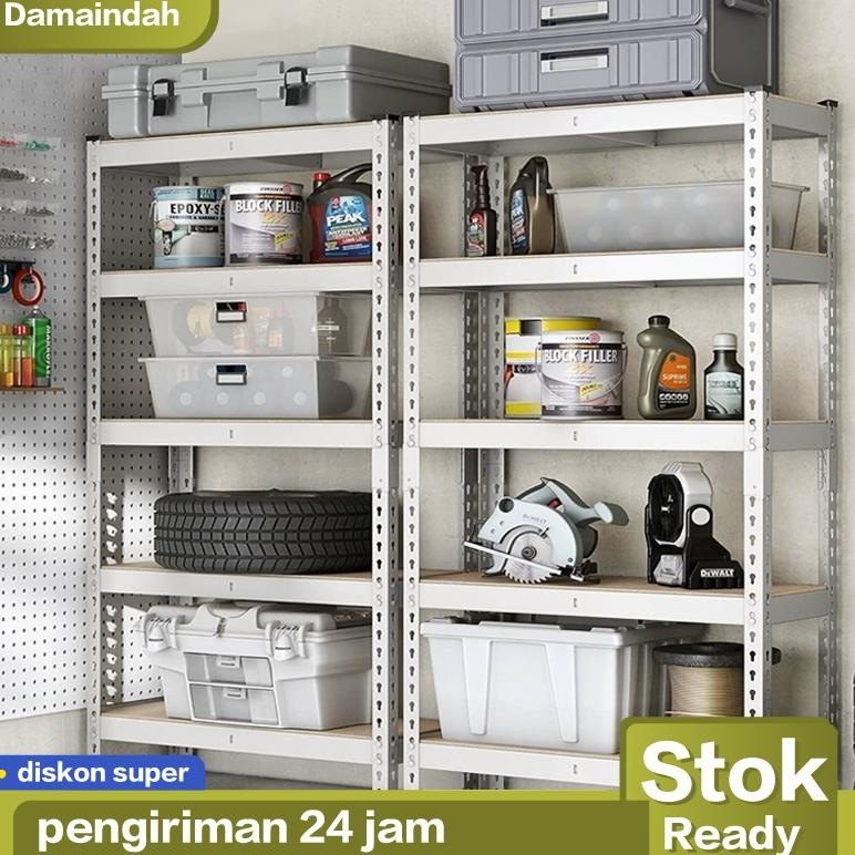 Jual Rak Besi Susan / Rak Susun Besi Serbaguna /Rak Besi Siku 5 Susun ...