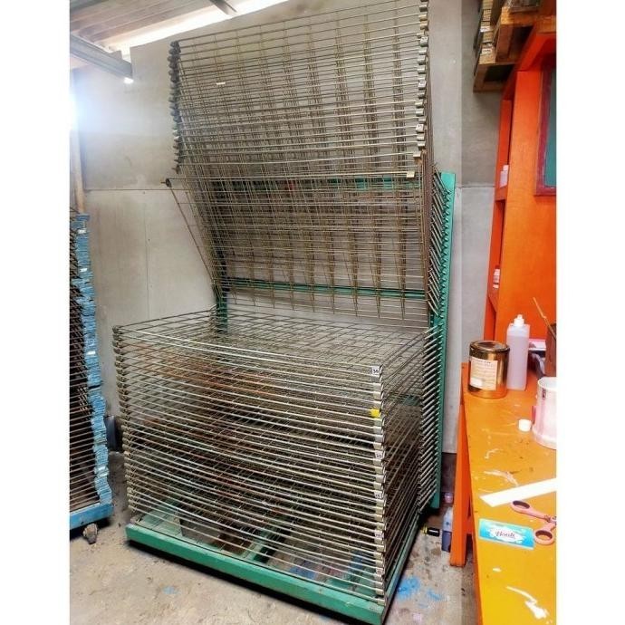 Jual RAK PENGERING 50 SUSUN PERLENGKAPAN PERALATAN ALAT SABLON DRYING ...