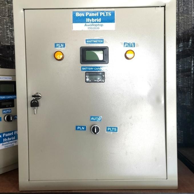 Jual box panel plts lengkap MPPT 60A inverter PSW 5000W MCB ATS solar ...