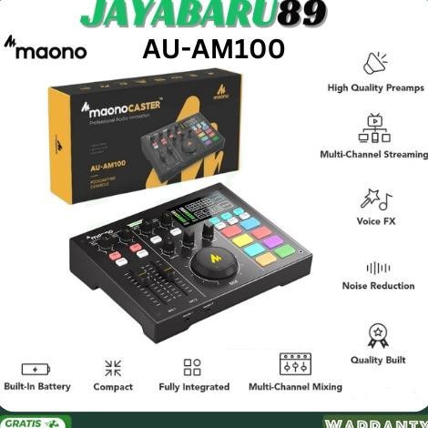 Jual Maono Au-Am100 & Au-Am100-K1 & Au-Am200 Sound Card/Audio Mixer Kit ...