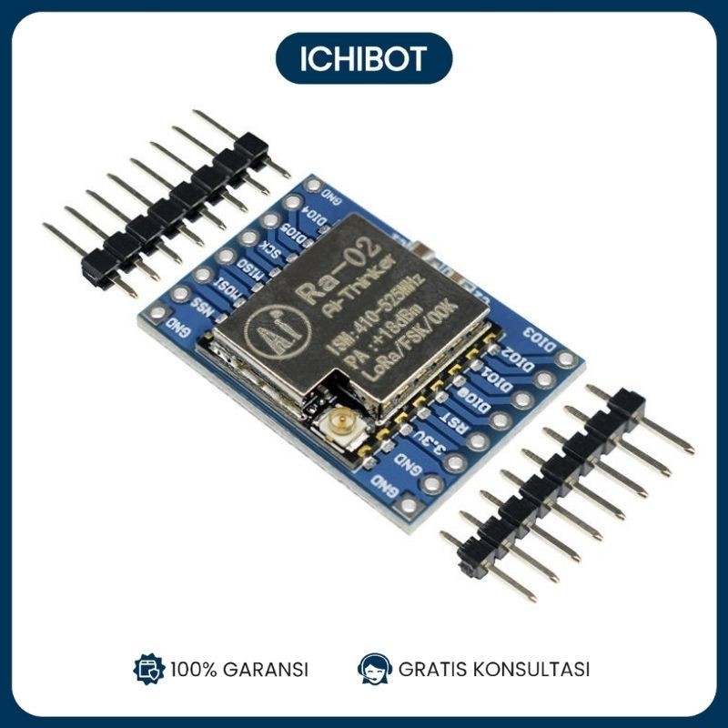 Jual Modul SX1278 LoRa RA-02 Antena 433MHz Wireless dengan Baseboard ...