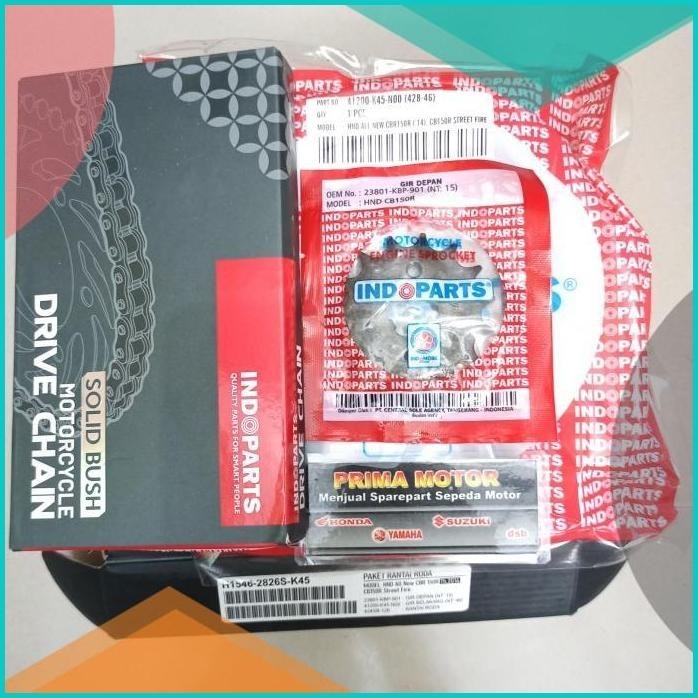 Jual GEAR SET CB150R CBR 150R NEW INDOPART GIR SET CB150R STREET INDOPARTS | Shopee Indonesia