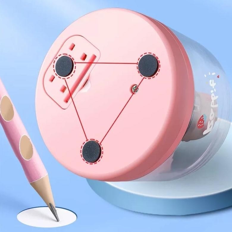 Jual VIRAL Rautan Pensil Elektrik Otomatis Putar Sendiri Karakter Lucu ...