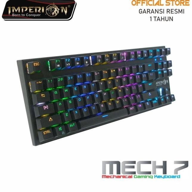 Jual Keyboard Gaming Imperion Mech 7 Kg-M07R Mechanical, Rgb | Shopee ...