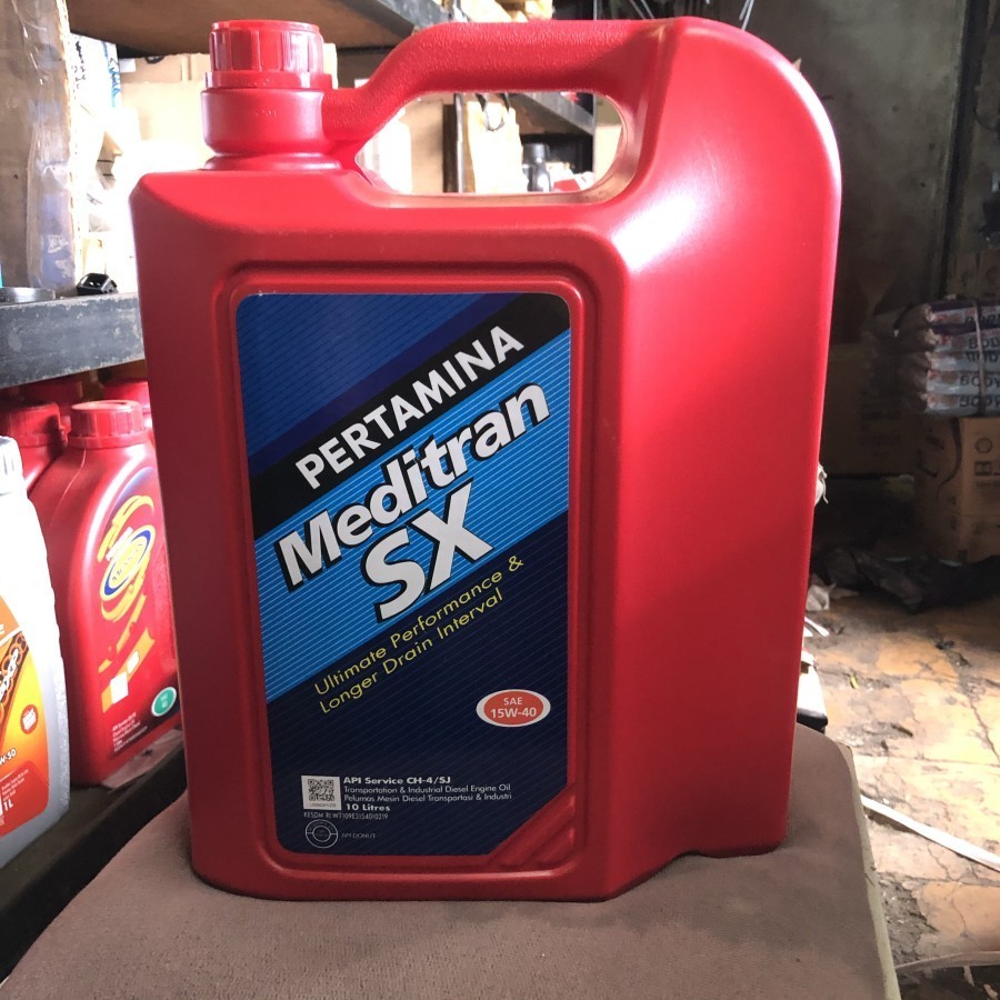 Jual Oli Meditran SX 15W-40 (Diesel) 10 Liter - API CH-4/SJ - Pertamina | Shopee Indonesia
