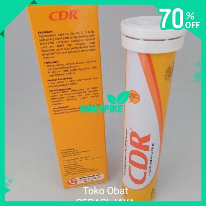 Jual CDR 15S KALSIUM VIT C RASA JERUK MANDARIN DAYA TAHAN TUBUH ...