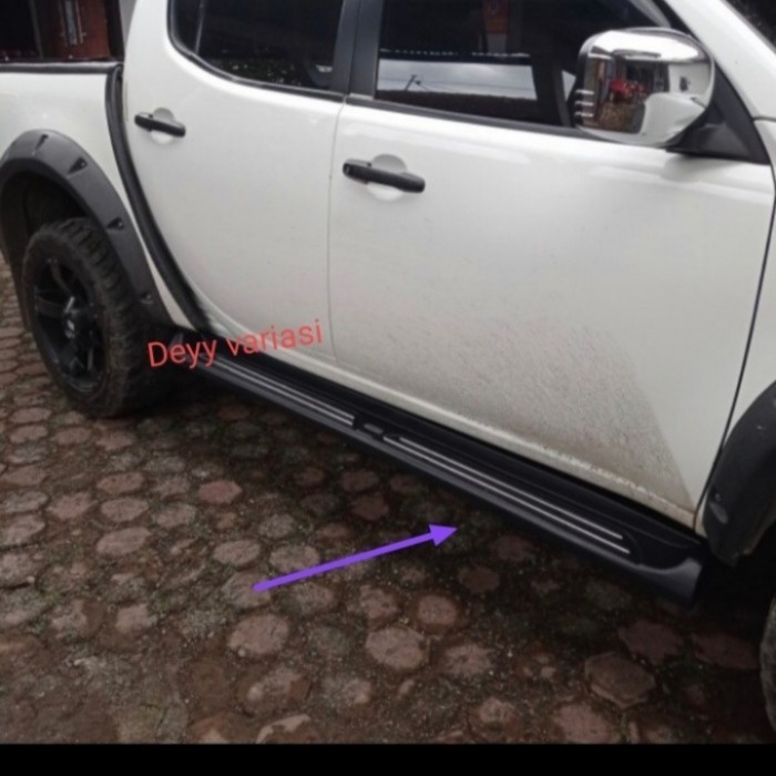 Jual FOOT STEP INJAKAN SAMPING TRITON DOUBLE CABIN 2008-2014 | Shopee ...