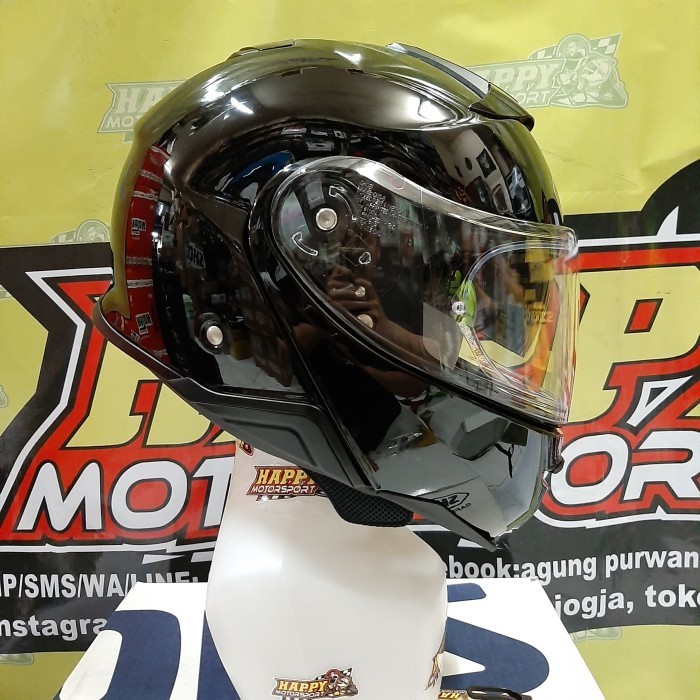 Jual HELM MODULAR SHOEI NEOTEC 2 BLACK GLOSSY 95% LIKE NEW | Shopee ...