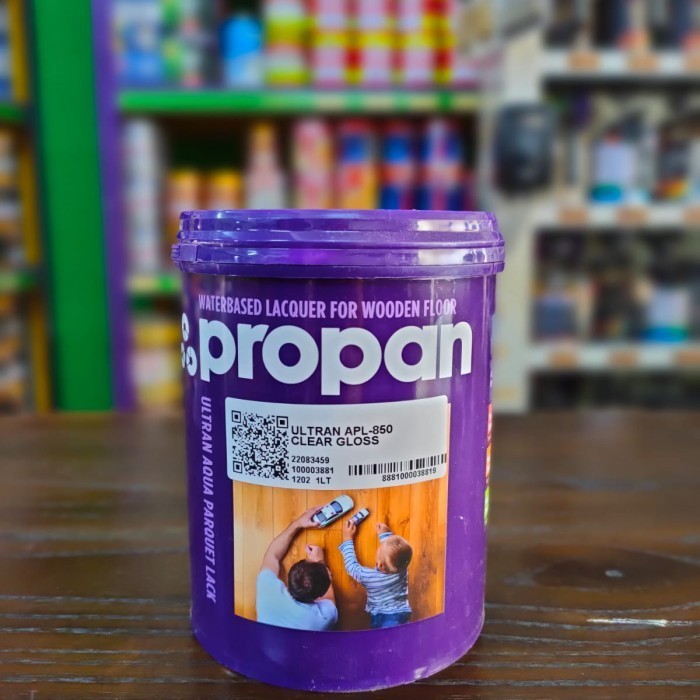 Jual Produk PROPAN AQUA PARQUET LACK APL - 850 ( SEMI, GLOSS, DOFF ...