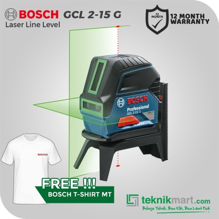 Jual Produk Bosch Laser Line Level Green Laser / Waterpass Laser Kombi GCL 2-15 G | Shopee Indonesia
