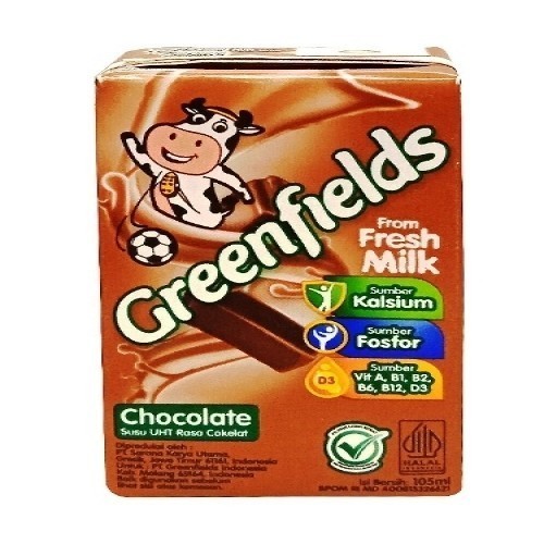 Jual S59886 SUSU UHT GREENFIELDS 105ML CHOCOLATE MAJU BERSAMA (20250210) | Shopee Indonesia