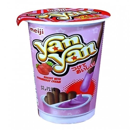 Jual S00852 MEIJI YAN YAN MINI STRAWBERRY BISCUIT 30GR MAJU BERSAMA (20250907) | Shopee Indonesia