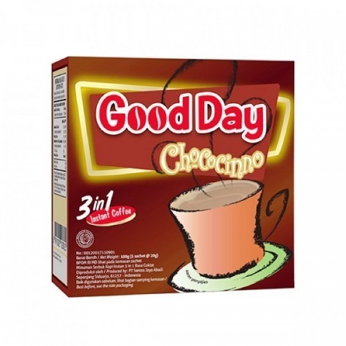 Jual S61363 GOOD DAY CHOCOCINO 3 IN 1 KOPI INSTANT 5`SX20GR BOX MAJU ...