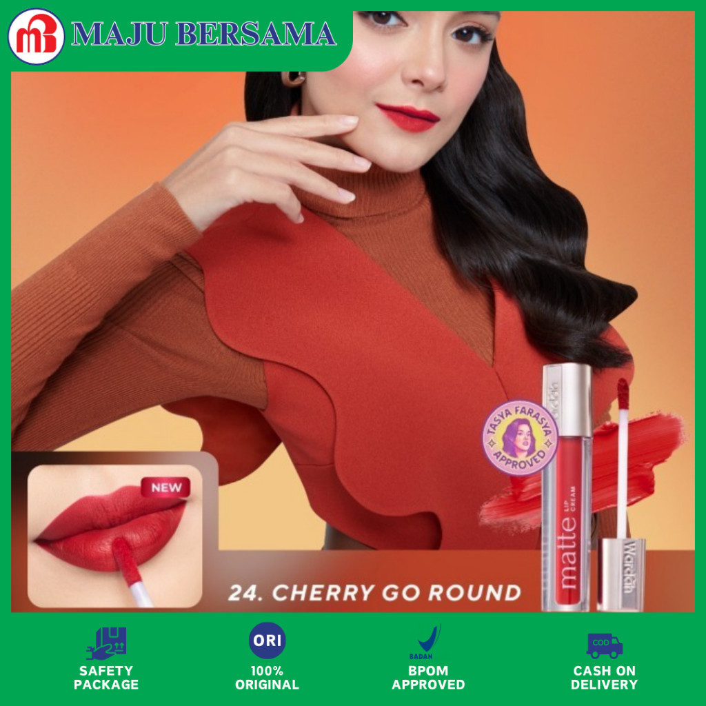 Jual S06094 LIP CREAM WARDAH EXCLUSIVE MATTE 4GR 24 CHERRY-GO-AROUND (NEW) ITEM SHOPEE MAJU ...