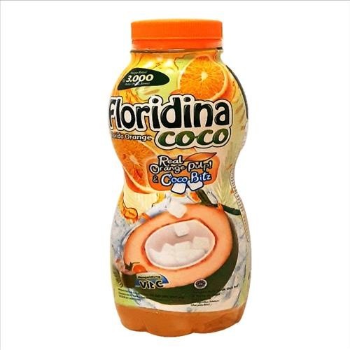 Jual S33366 MINUMAN BERPERISA FLORIDINA ORANGE COCO 350ML MAJU BERSAMA ...