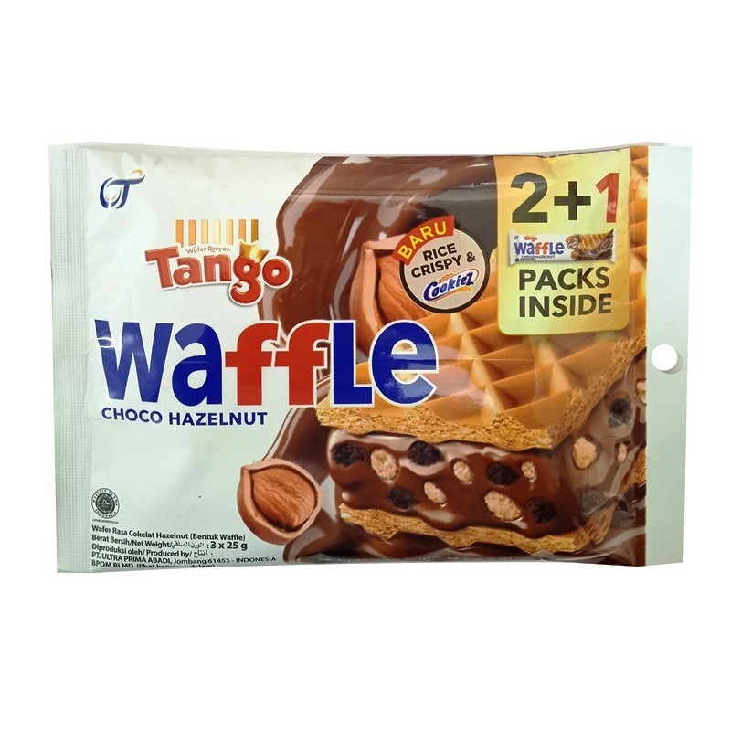 Jual S24764 WAFER TANGO CHOCO HAZELNUT 3X25GR MAJU BERSAMA (20241203 ...
