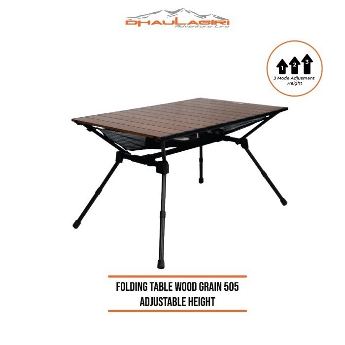 Jual Soniaa_Sn- Dhaulagiri Folding Table Wood Grain 505 Adjustable ...