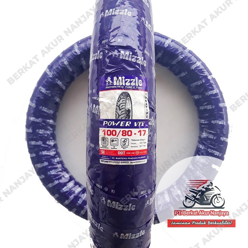 Jual Mizzle Power VTX 100/80-17 Ban Motor Tubetype (non tubeless ...