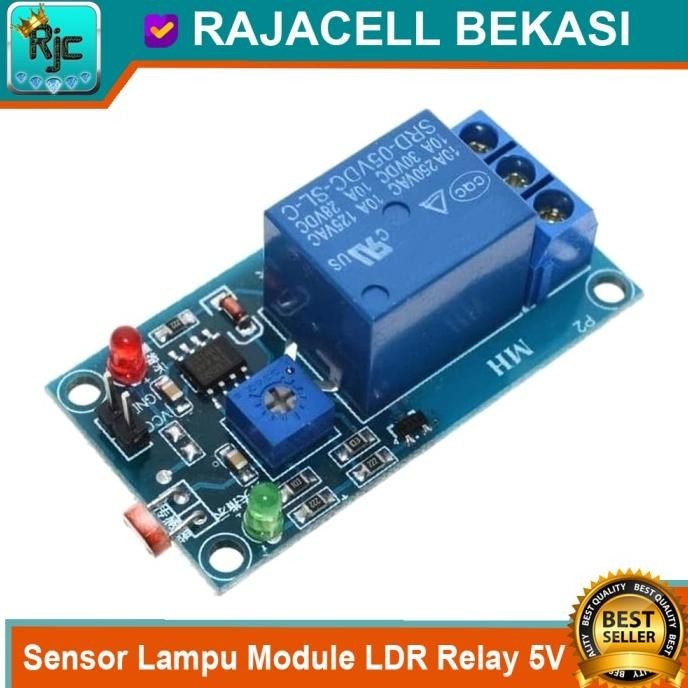Jual Sensor Lampu Otomatis Deteksi Cahaya Module Relay Sensor Ldr Relay ...