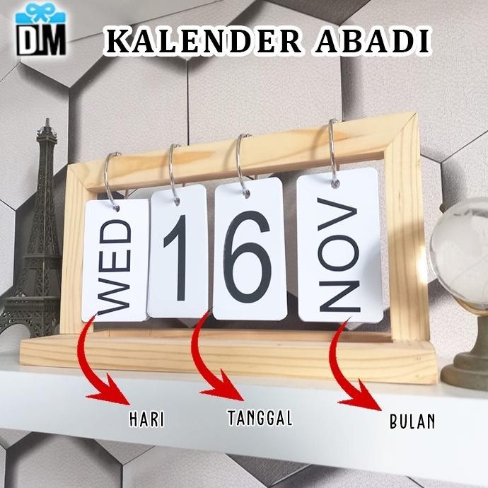 Jual Hj-43 Kalender Abadi New Edition Everlasting Calendar Kalender ...