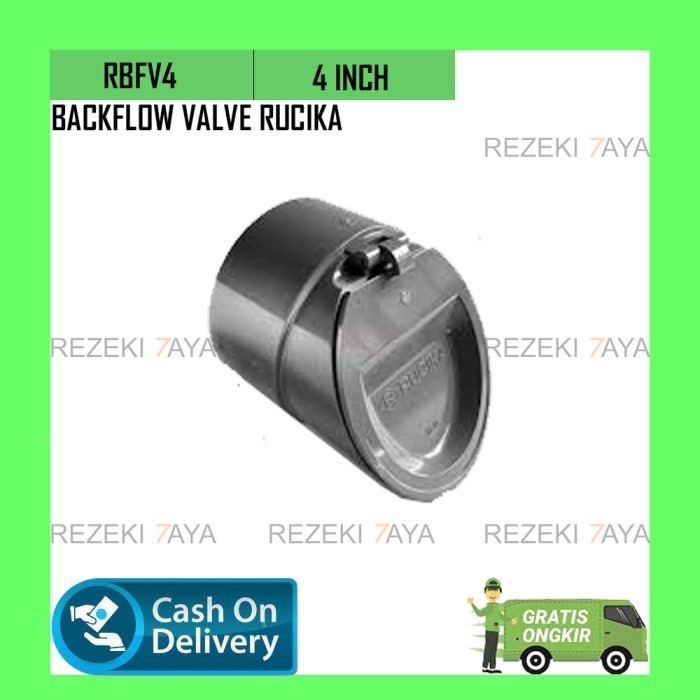 Jual BACKFLOW VALVE 4 INCH FITTING PIPA AIR PVC RUCIKA SAMBUNGAN SOKET ...