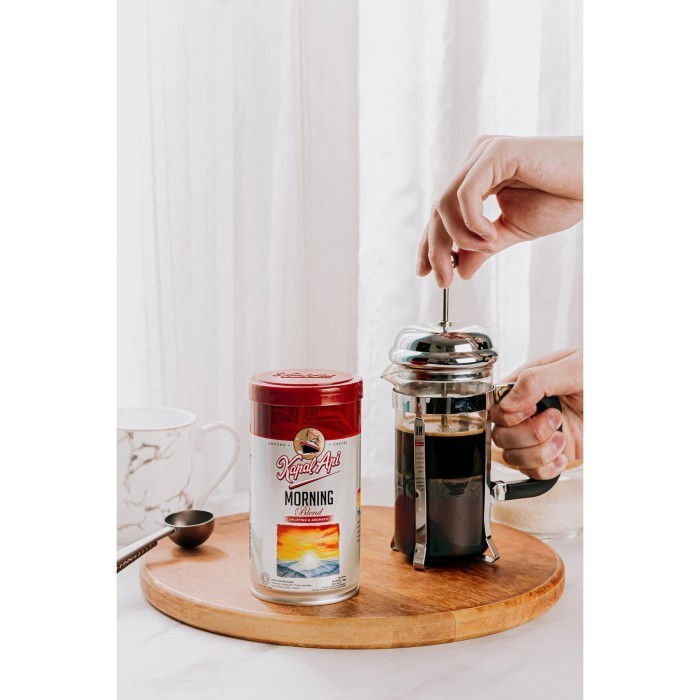 Jual Kapal Api Kopi Bubuk Morning Blend Tin 200G | Shopee Indonesia