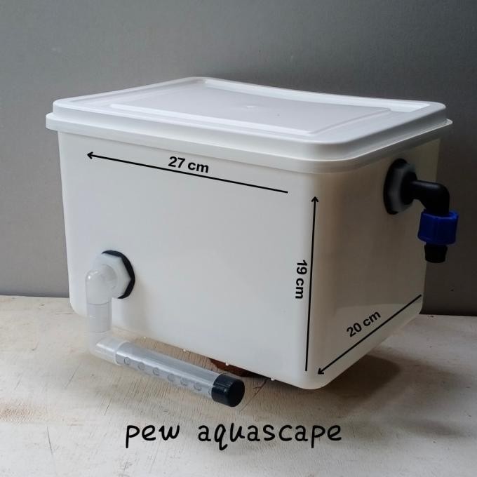 Jual ember filter kolam ikan box filter kolam koi aquarium media filter ...