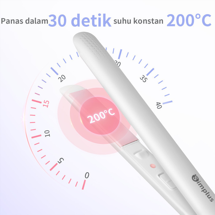 Jual Simplus Catokan Lurus Keriting Smart Straightener 2In1 30W ...