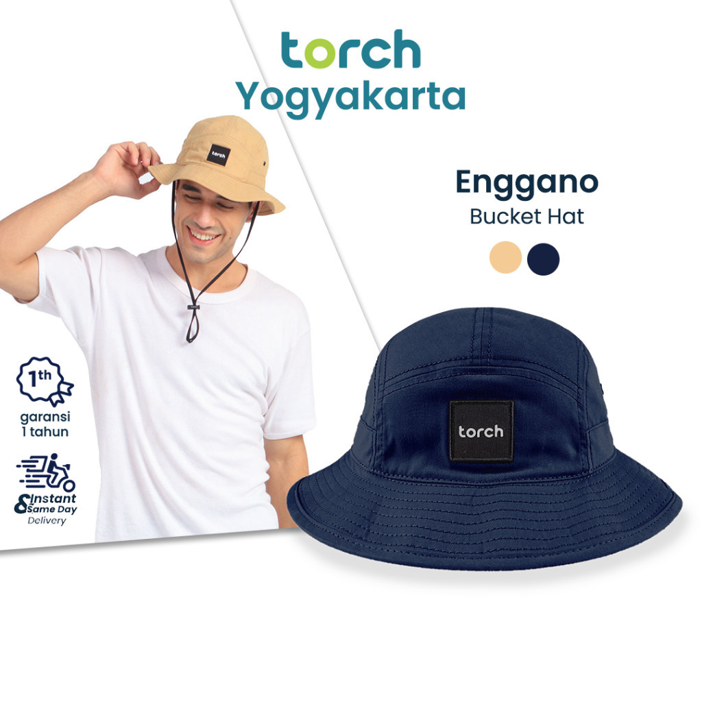 Jual TORCH Enggano Topi Polos Bucket Hat Outdoor Slide Buckle | Shopee ...