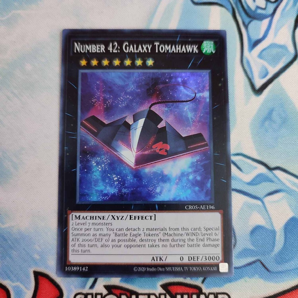 Jual yugioh AE number 42 galaxy tomahawk CR05-AE196 SR original ...