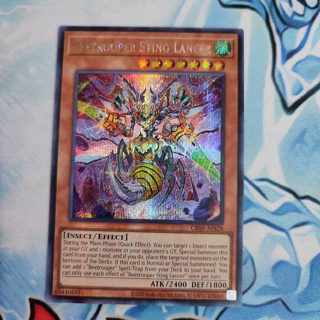 Jual yugioh AE beetrooper sting lancer CR05-AES28 SE original | Shopee Indonesia