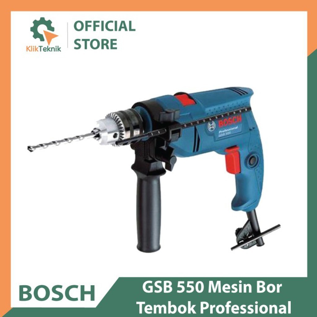 Jual Bosch GSB 550 Mesin Bor Tembok Professional | Shopee Indonesia