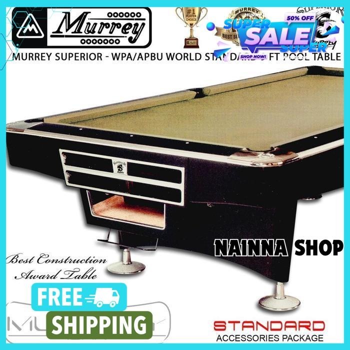 Jual MURREY SUPERIOR STD 9 FT POOL TABLE - MEJA BILLIARD BILIAR 9 FEET ...