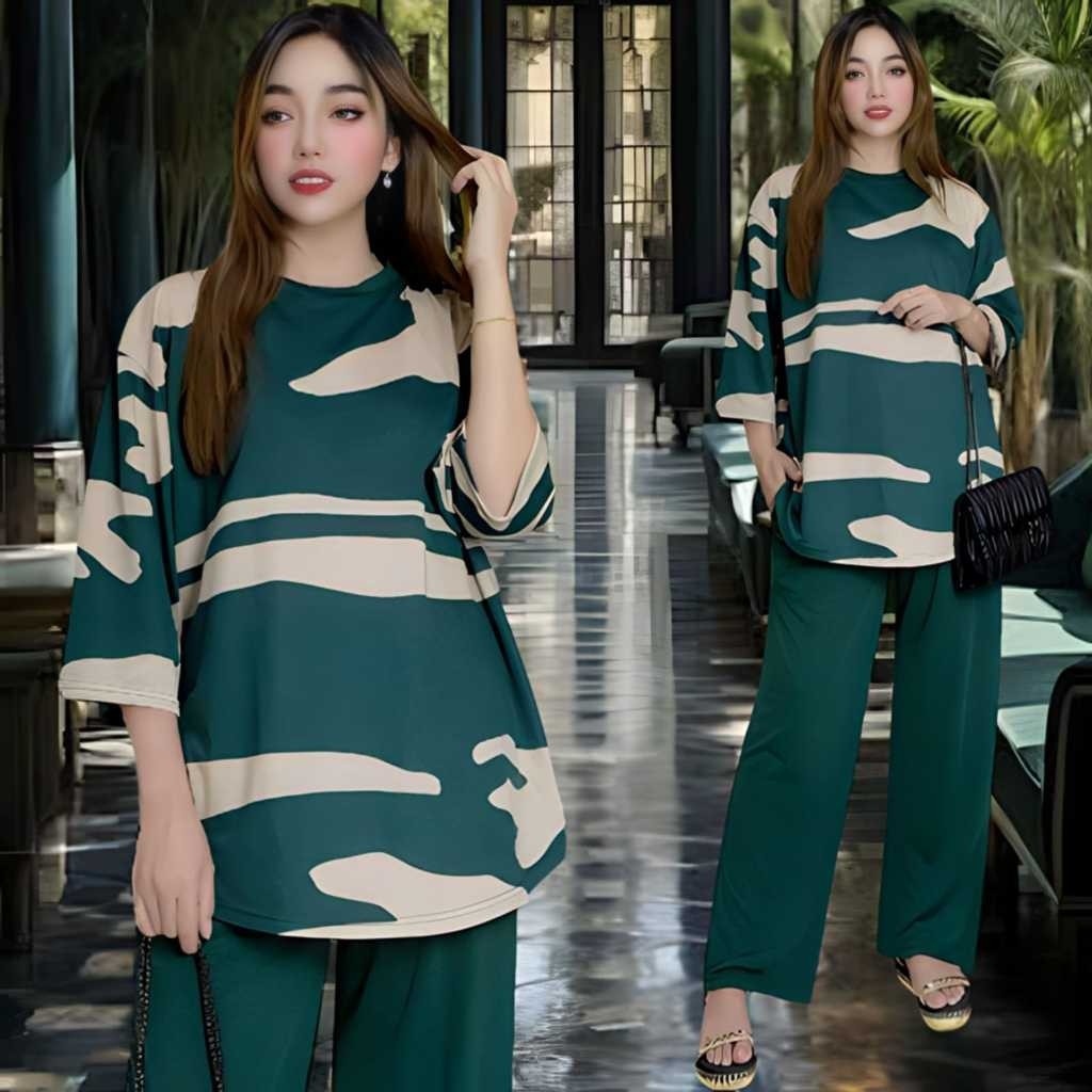 Jual Setelan Wanita Kekinian 2024 One Set Dewasa Terbaru Wanset Korean ...