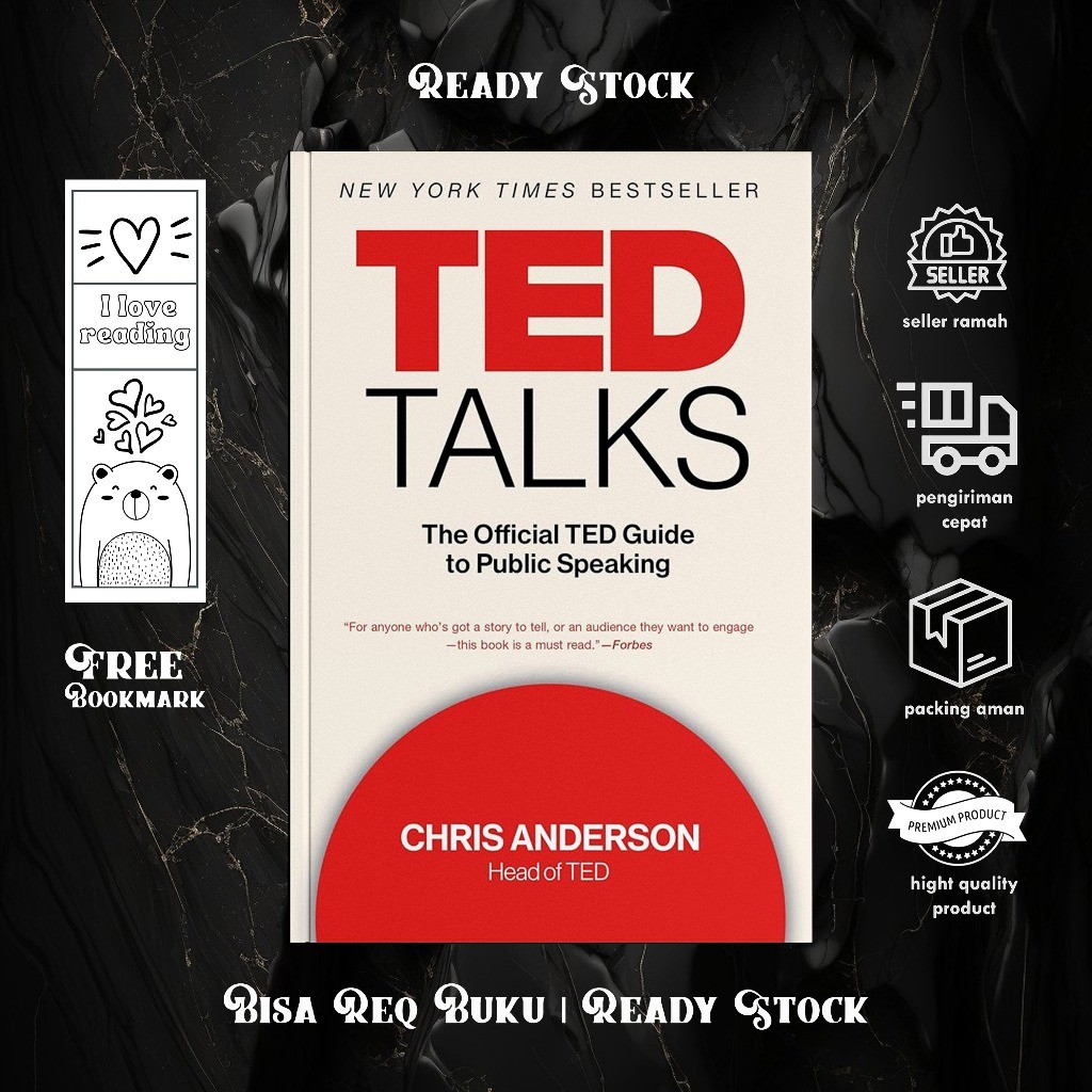 Jual Ted Talks: The Official TED Guide to Public Speaking by Chris Anderson (English) | Shopee ...