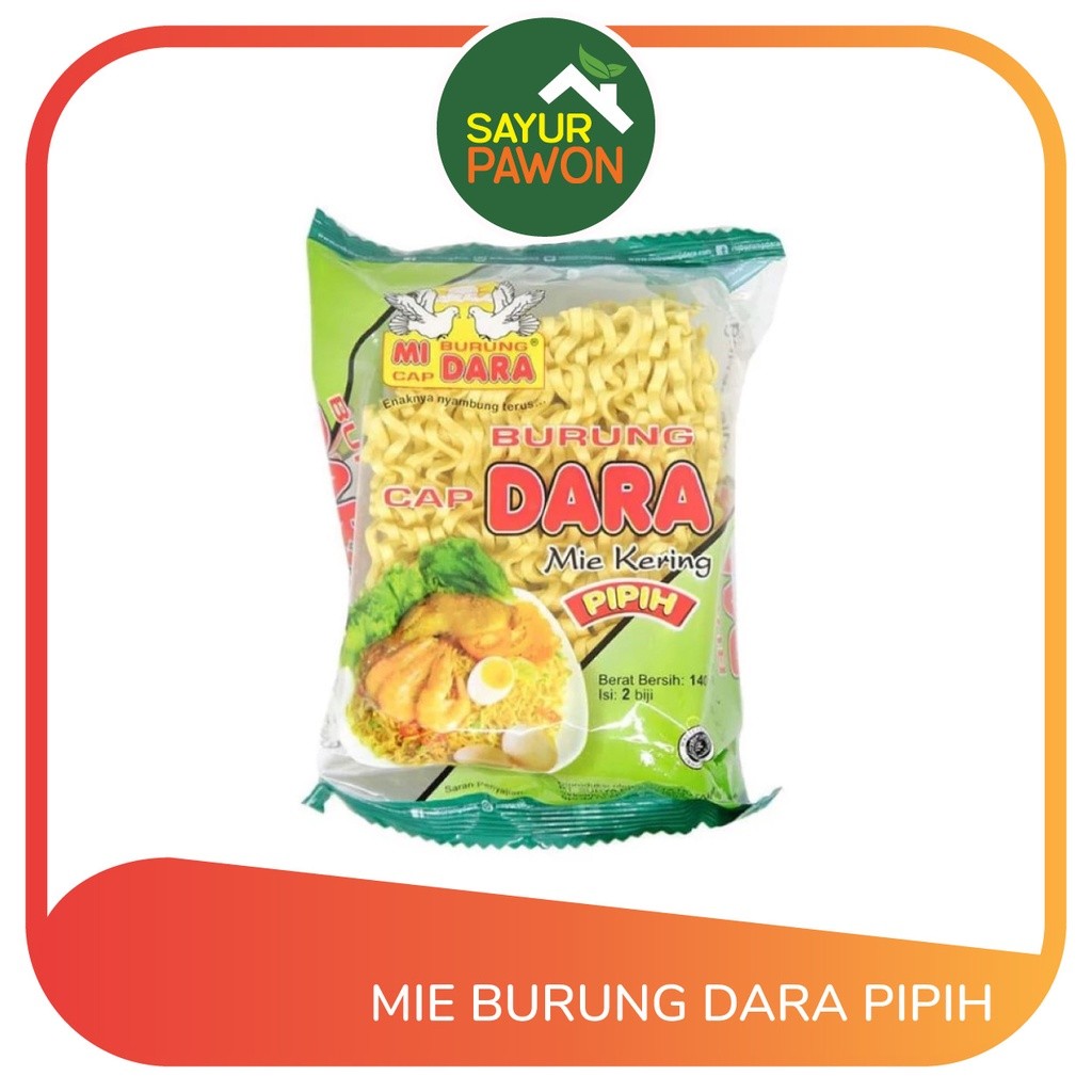 Jual MIE KERING PIPIH cap BURUNG DARA 140 gram | Shopee Indonesia
