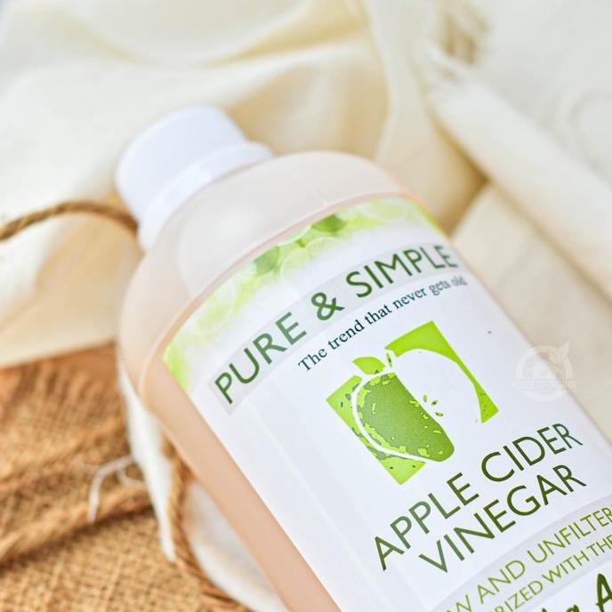 Jual jual verdure pure & simple apple cider vinegar 1 liter | Shopee ...