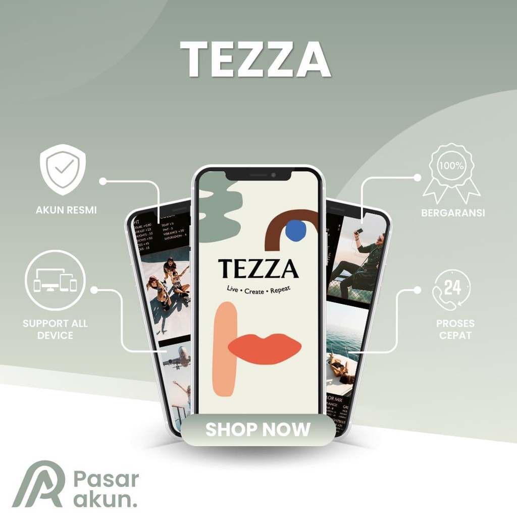 Jual Tezza Pro 1 Tahun Ios Android Legal Termurah (Bisa Foto & video ...
