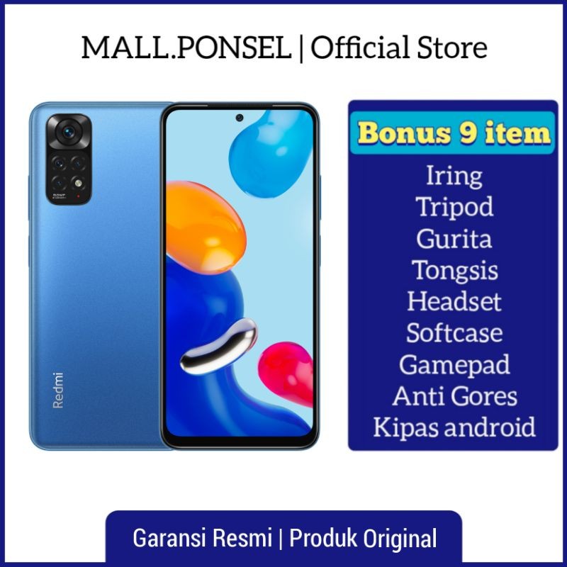 Jual Xiaomi Redmi Note 11 Ram 4GB/128GB + 6GB/128GB Garansi Resmi Xiaomi 1 Tahun | Shopee Indonesia