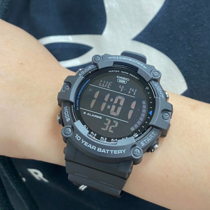 Jual Casio Digital Ae-1500Wh-8Bvdf / Casio Ae1500Wh-8B Original & Garansi | Shopee Indonesia