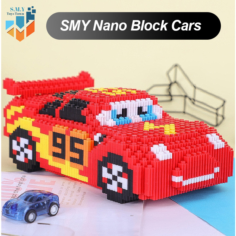 Jual TSC Nano Block Mobil Lightning McQueen Bricks Education Nano Block ...