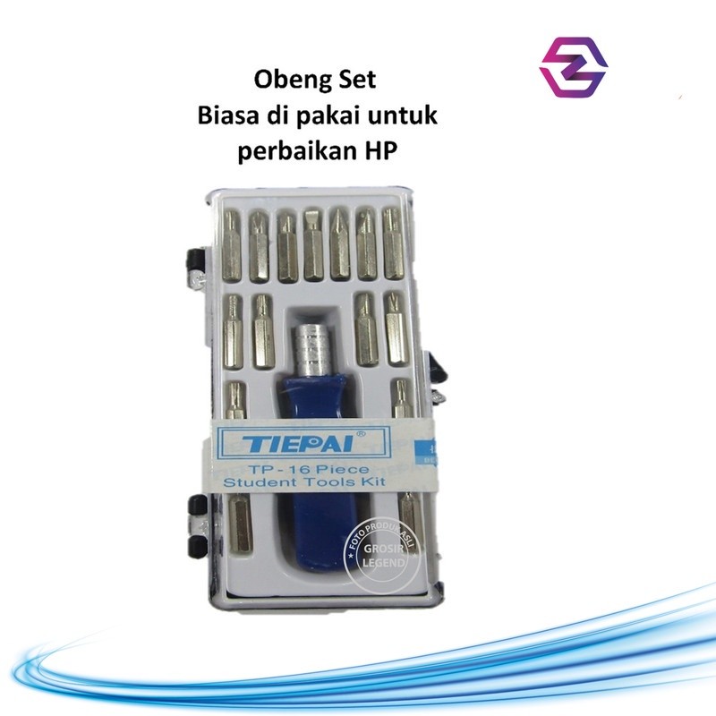 Jual Obeng 16 in 1 / Hp / Obeng Motor / Mobil / obeng set / obeng ...