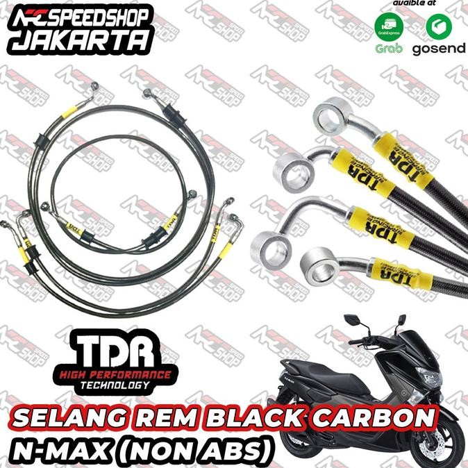 Jual Jual! Selang Rem Tdr Black Carbon Hel Hell Nmax Xmax 250 New Conected Tdr Sparepart Motor ...