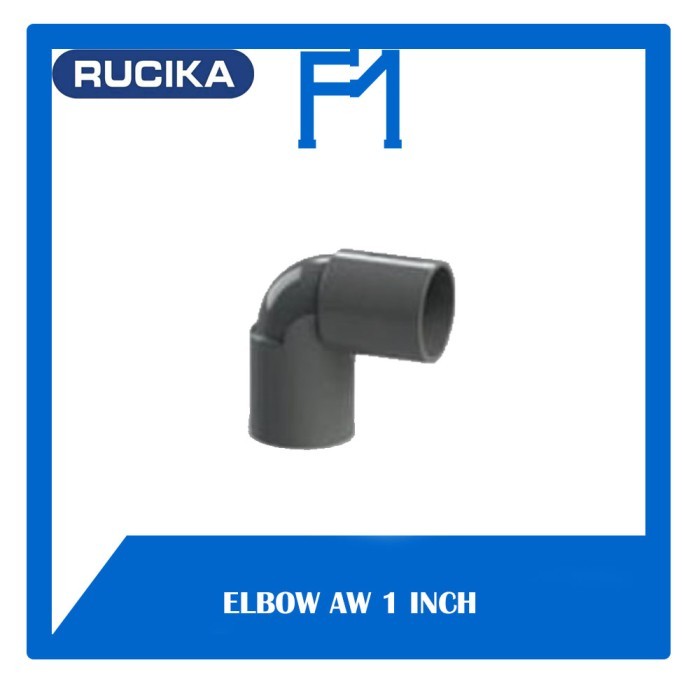 Jual RUCIKA ELBOW AW 1 INCH SAMBUNGAN FITTING PIPA AIR PVC KNEE KNEI 1INCHI | Shopee Indonesia