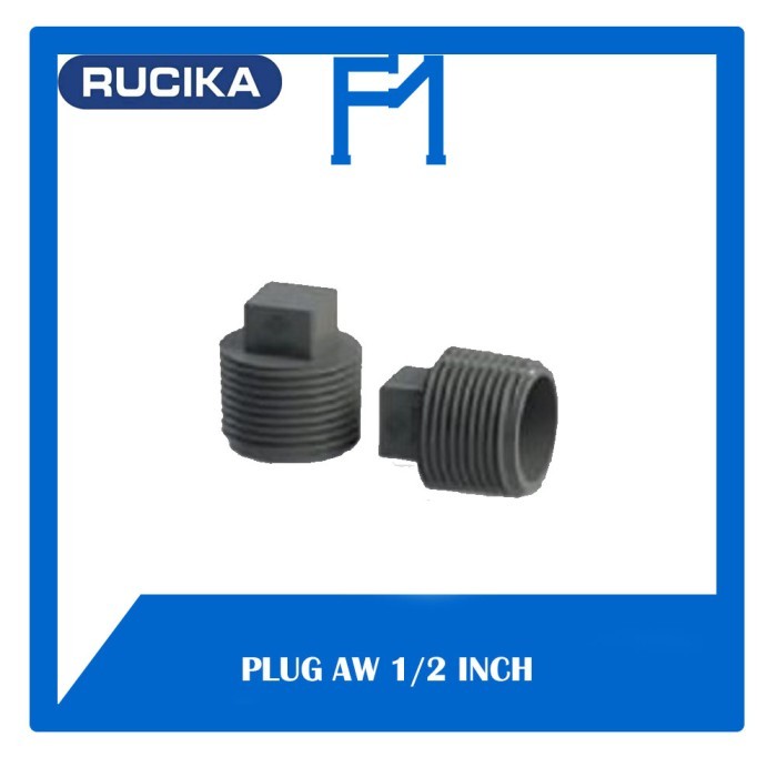 Jual RUCIKA PLUG AW 1/2 INCH SAMBUNGAN FITTING PIPA AIR PVC TUTUP DRAT ...