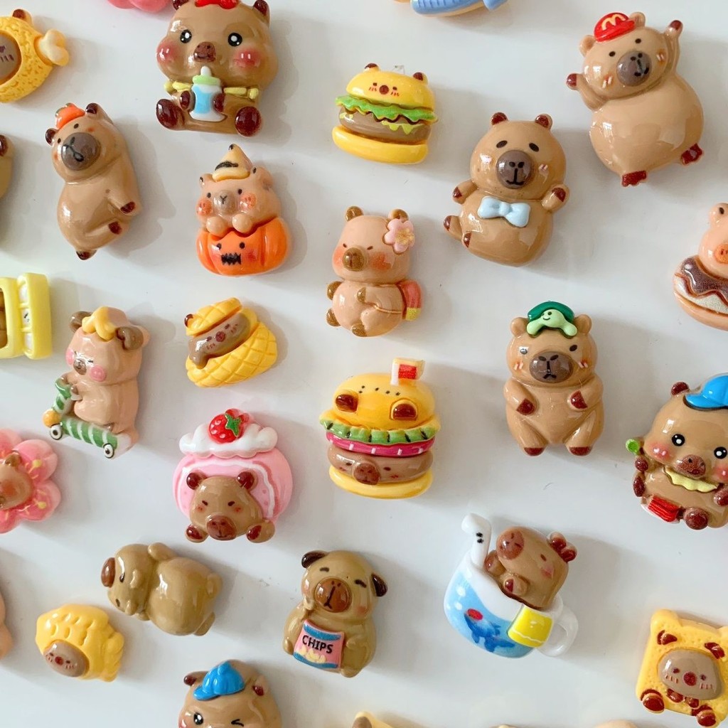 Jual Cartoon Cute Capabala Cute Refrigerator Stickers/Three-Dimensional ...