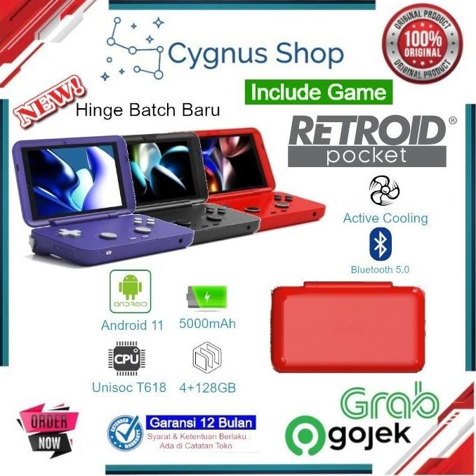 Jual Retroid Pocket Flip Handheld Retro Gaming System Portable Game ...
