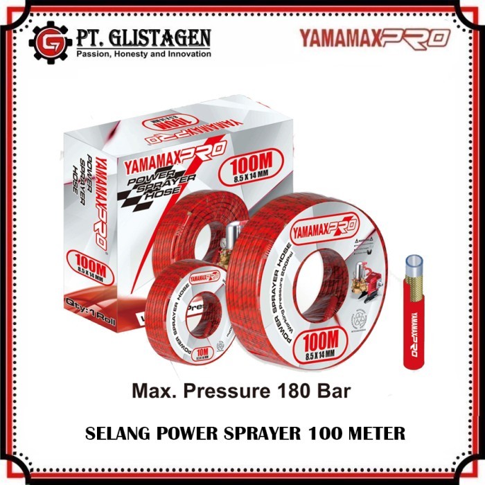 Jual New Selang Angin Power Sprayer High Pressure Yamamax 8,5Mm X 14Mm ...